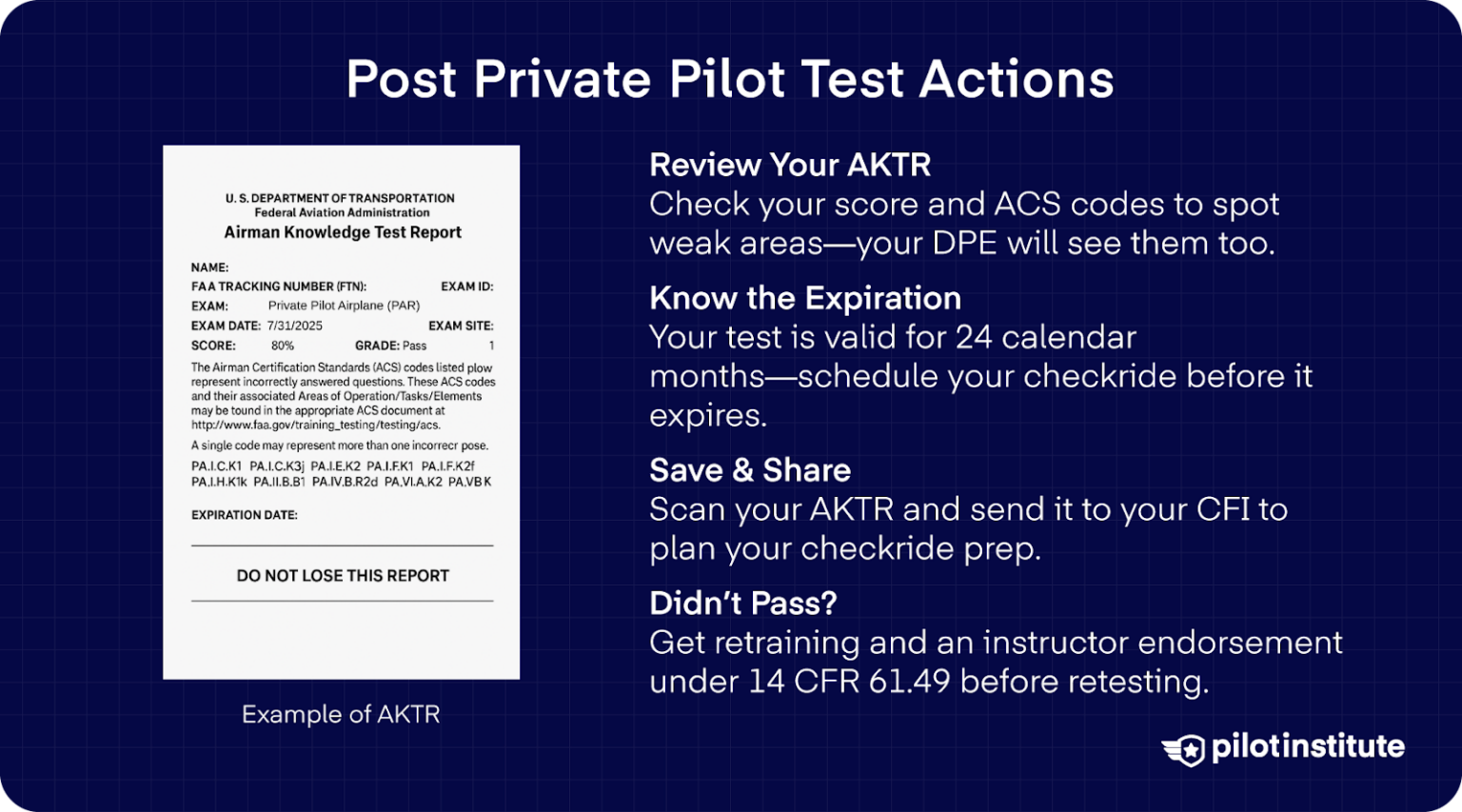 Checklist to Ace Your FAA Private Pilot Written Test - Pilot Institute