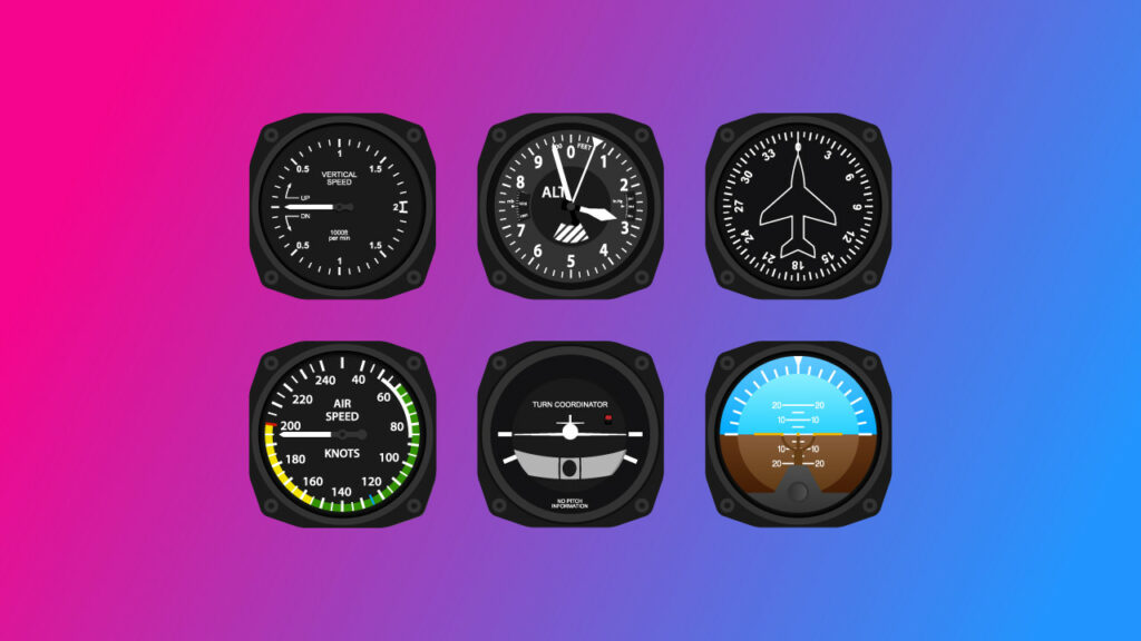 The Six Pack: Basic Flight Instruments - Pilot Institute