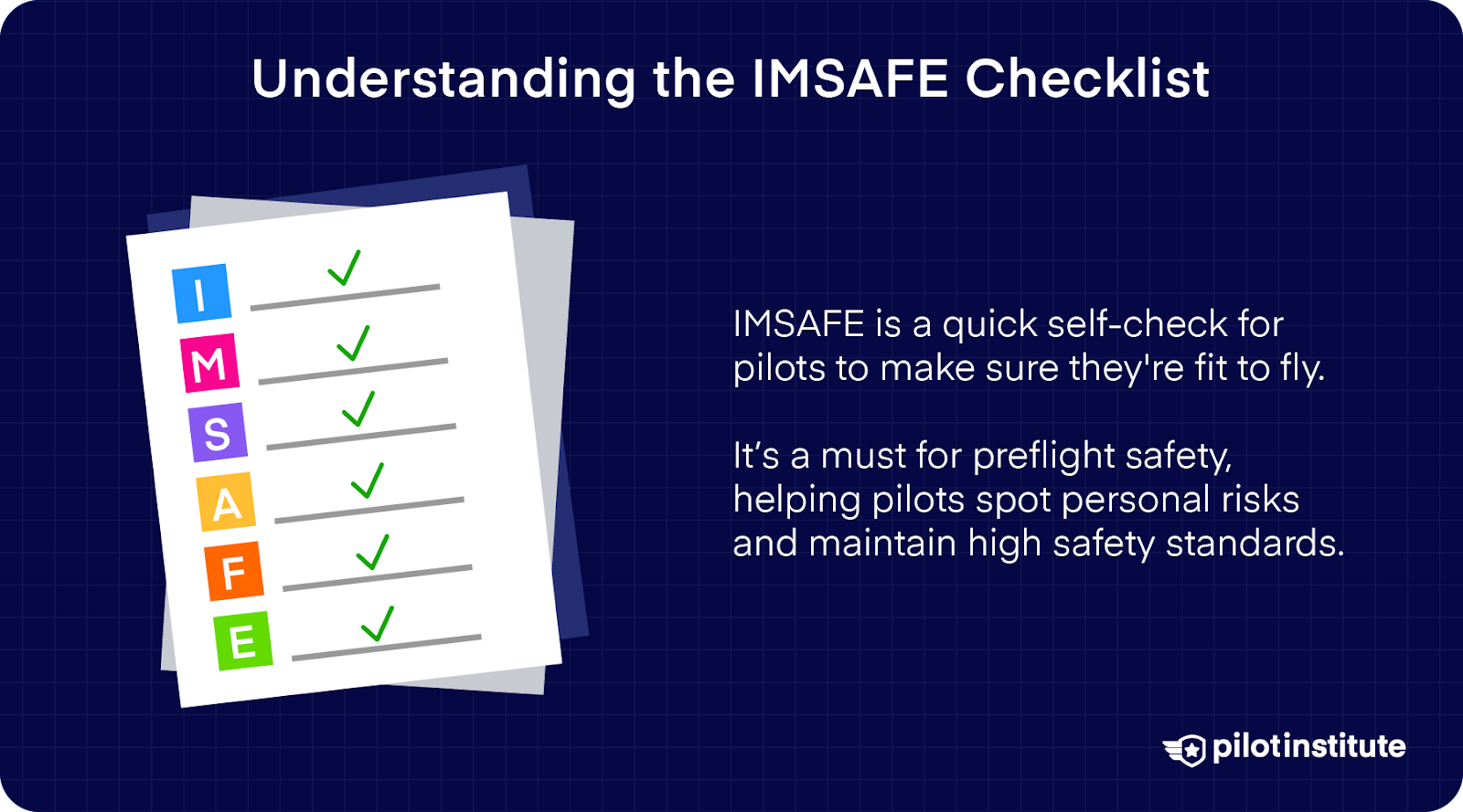 IMSAFE Checklist Acronym Explained - Pilot Institute