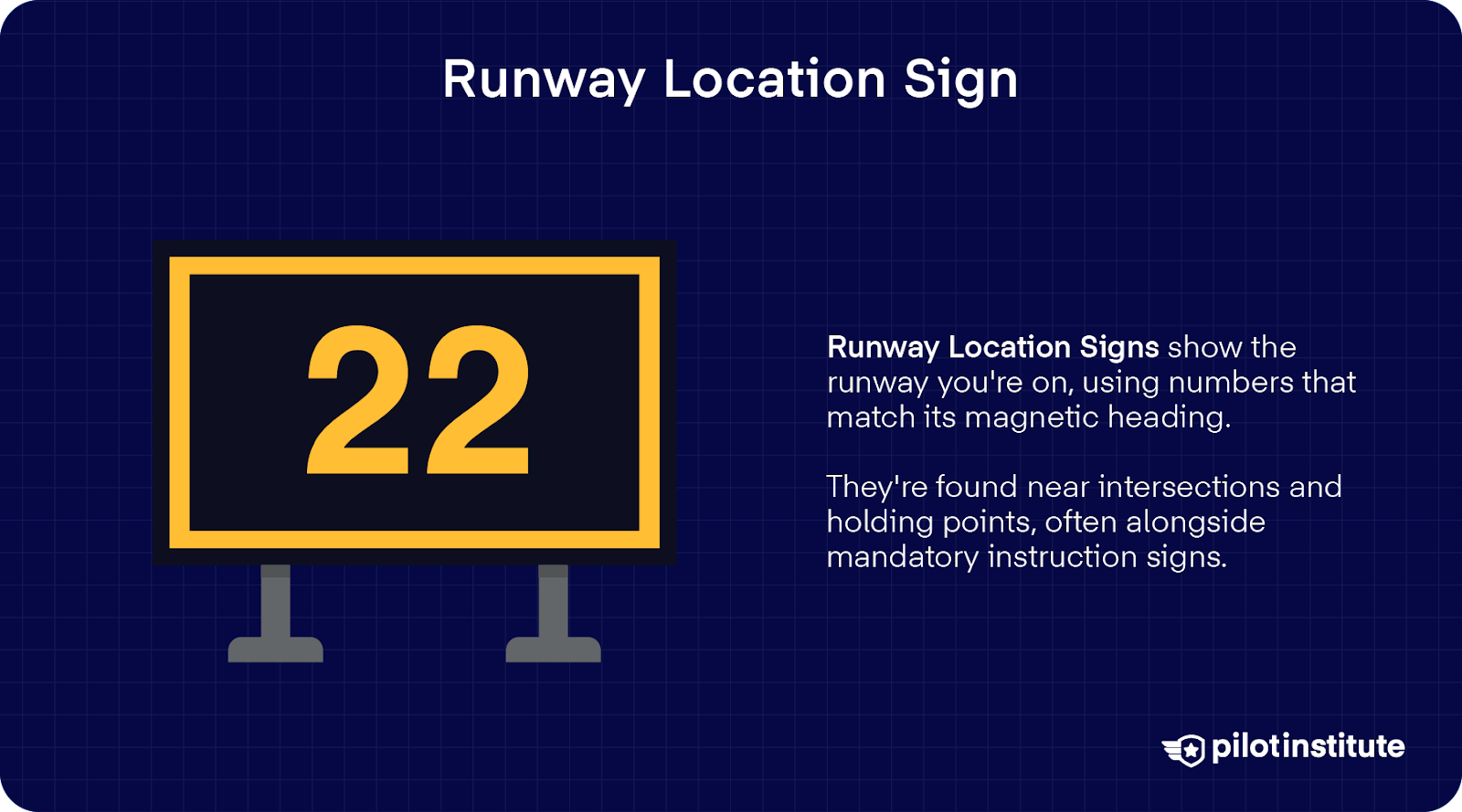 The Essential Guide to Runway Signs - Pilot Institute
