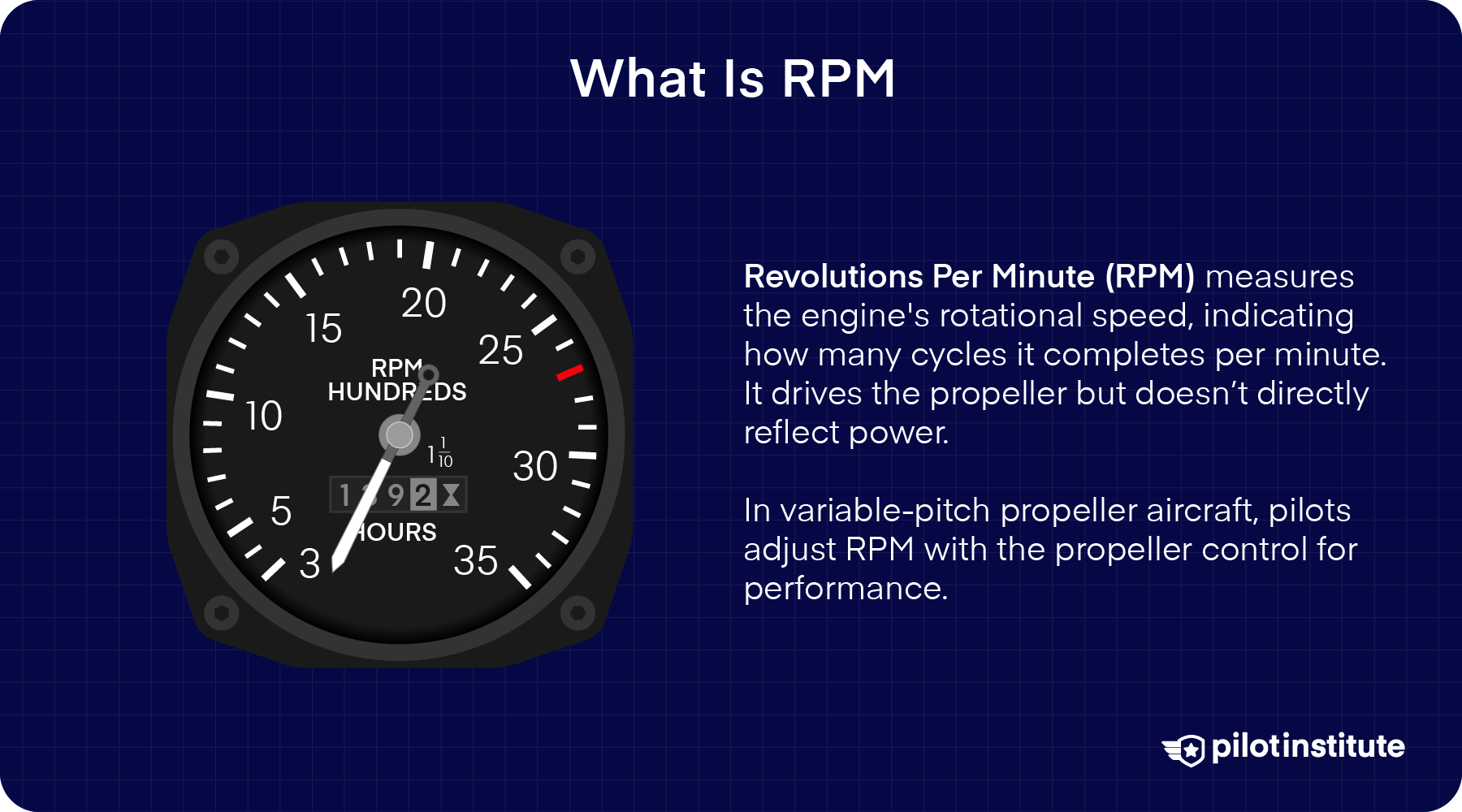 Manifold Pressure vs. RPM: What's the Difference? - Pilot Institute