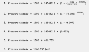 Pressure Altitude Explained (Formula and Examples) - Pilot Institute