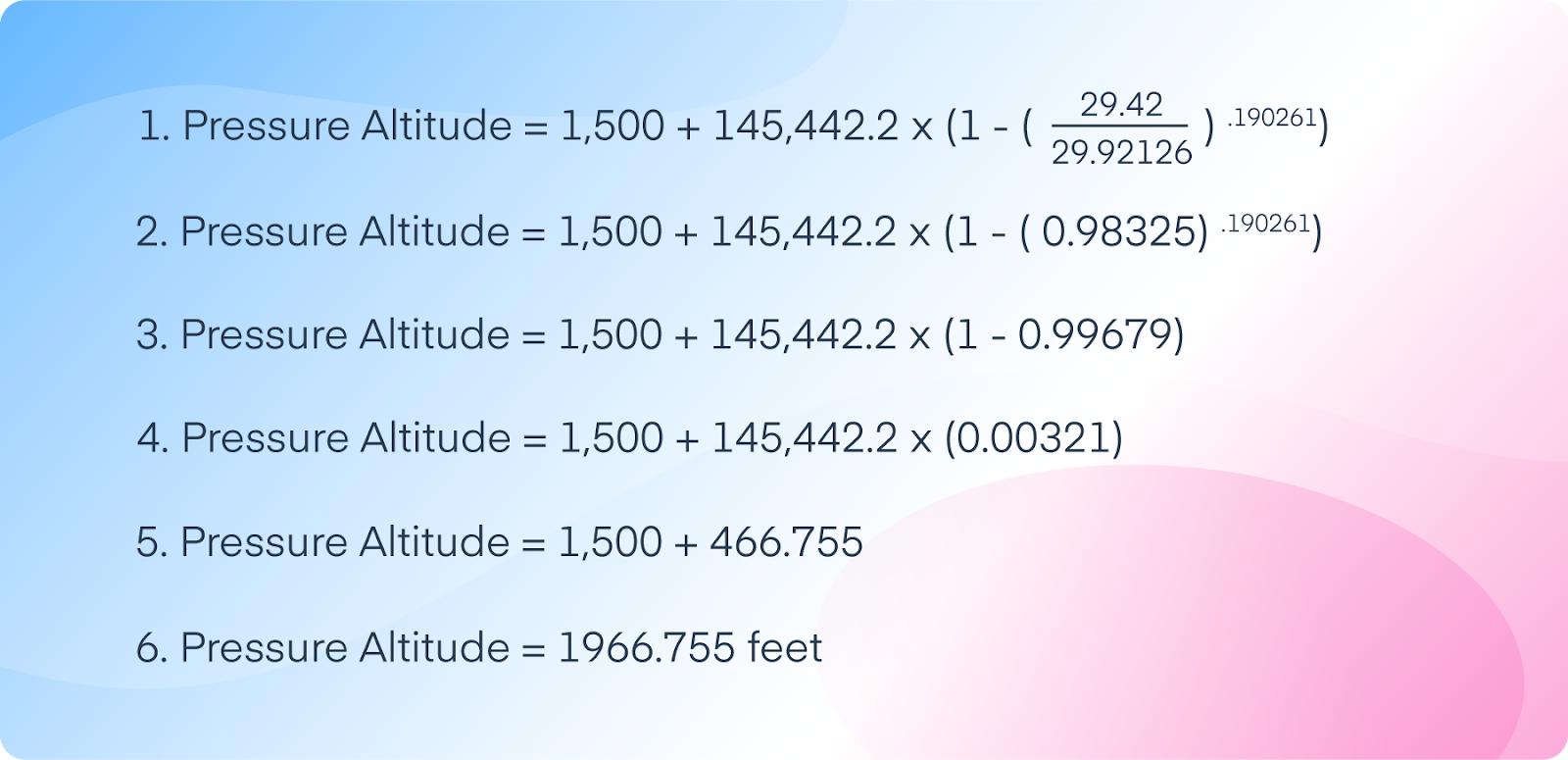 Pressure Altitude Explained (Formula and Examples) - Pilot Institute