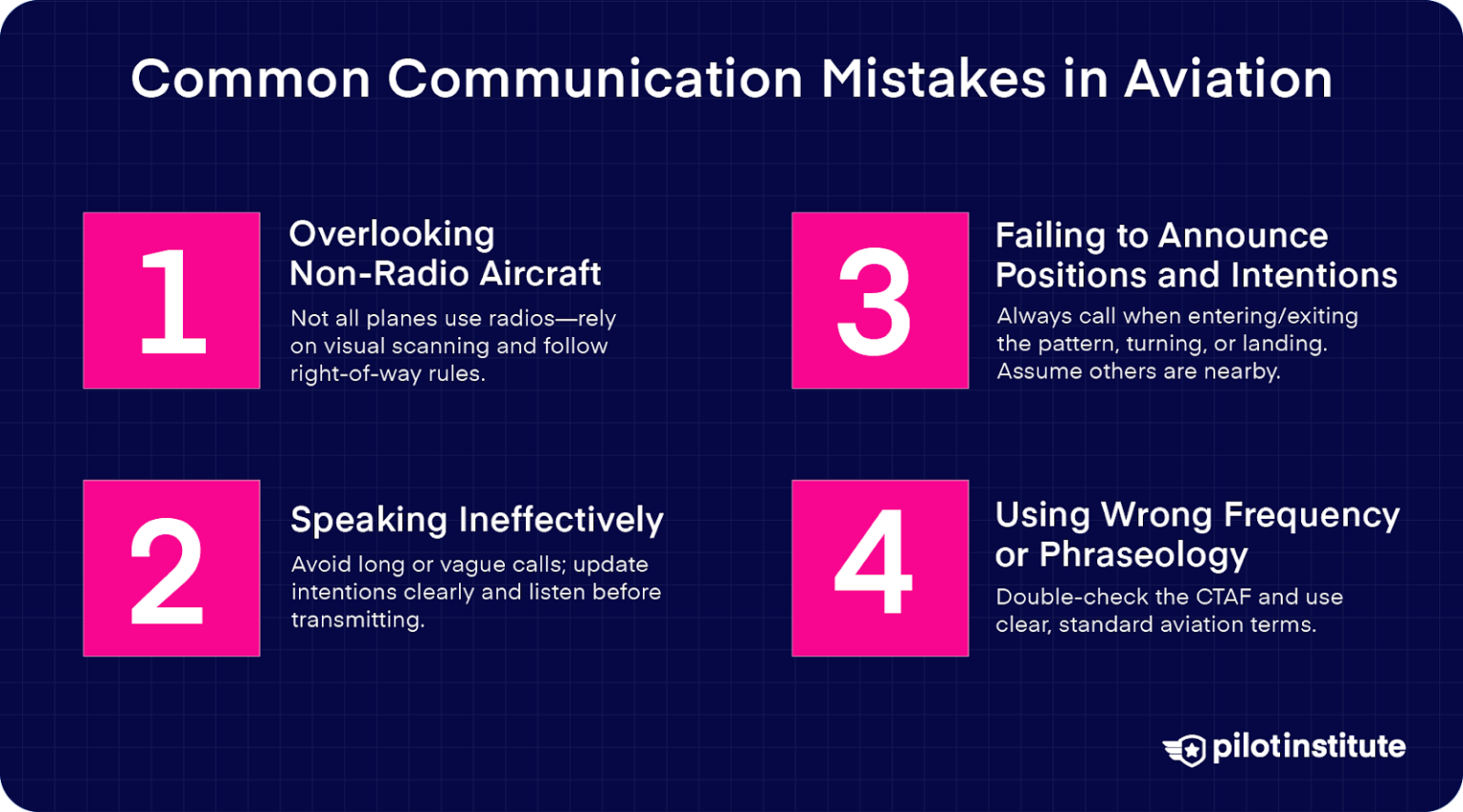 Common Mistakes Pilots Make at Non-Towered Airports - Pilot Institute
