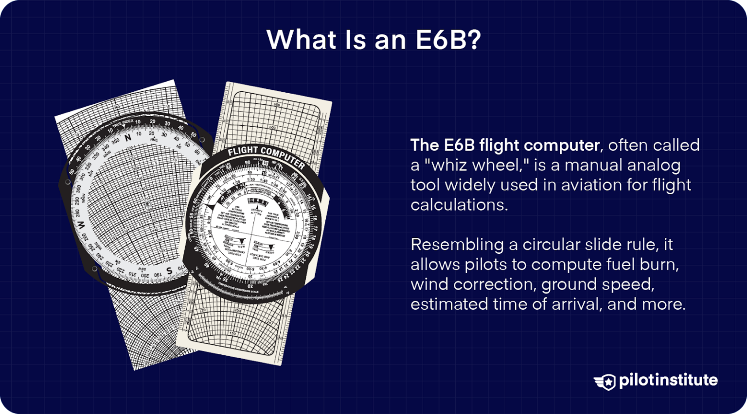 E6B Made Easy: A Beginner’s Step-by-Step Guide - Pilot Institute
