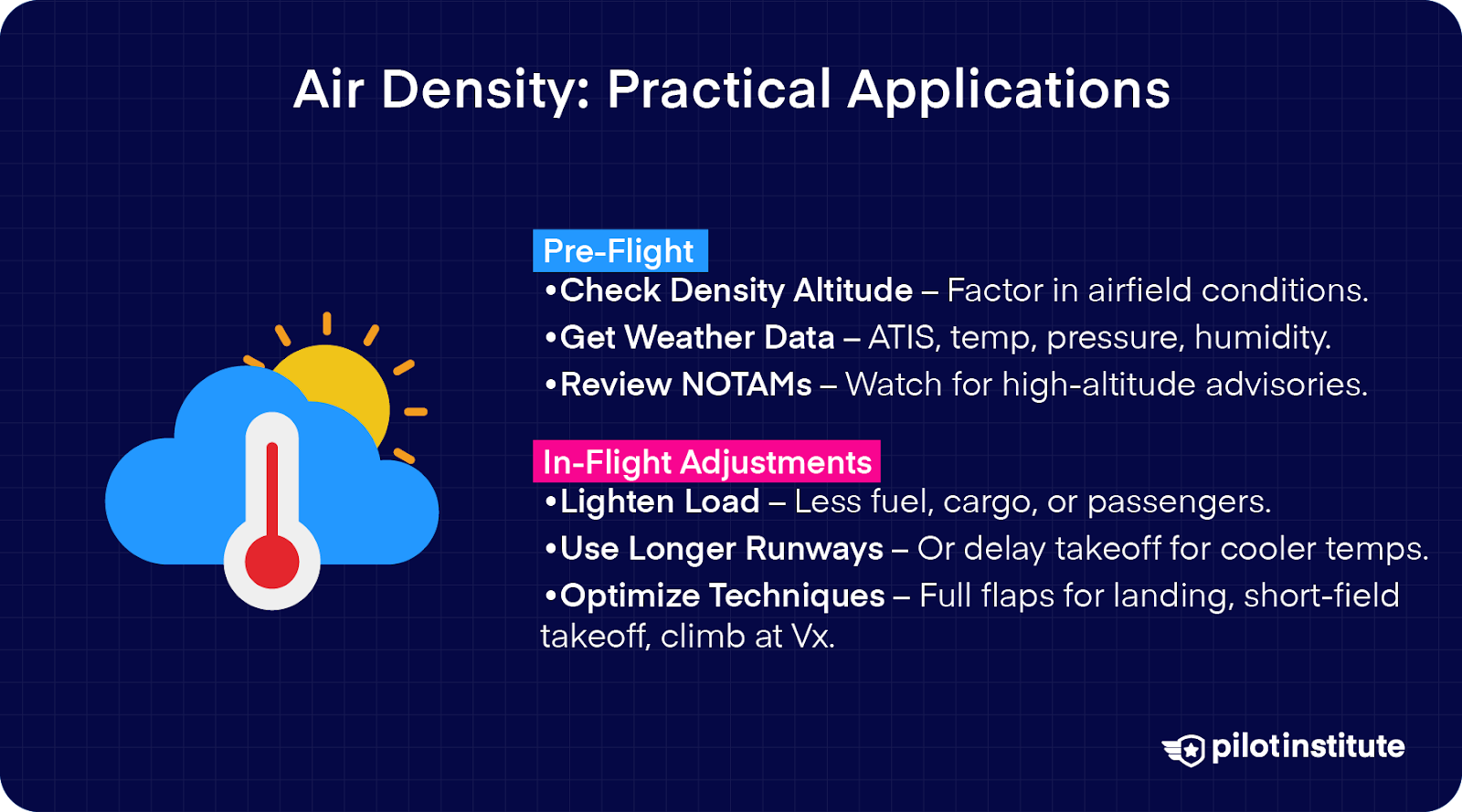 What Is Air Density? A Simple Guide for Pilots - Pilot Institute