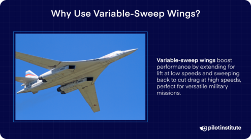 What Is a Variable-Sweep Wing? How Swing Wings Work - Pilot Institute