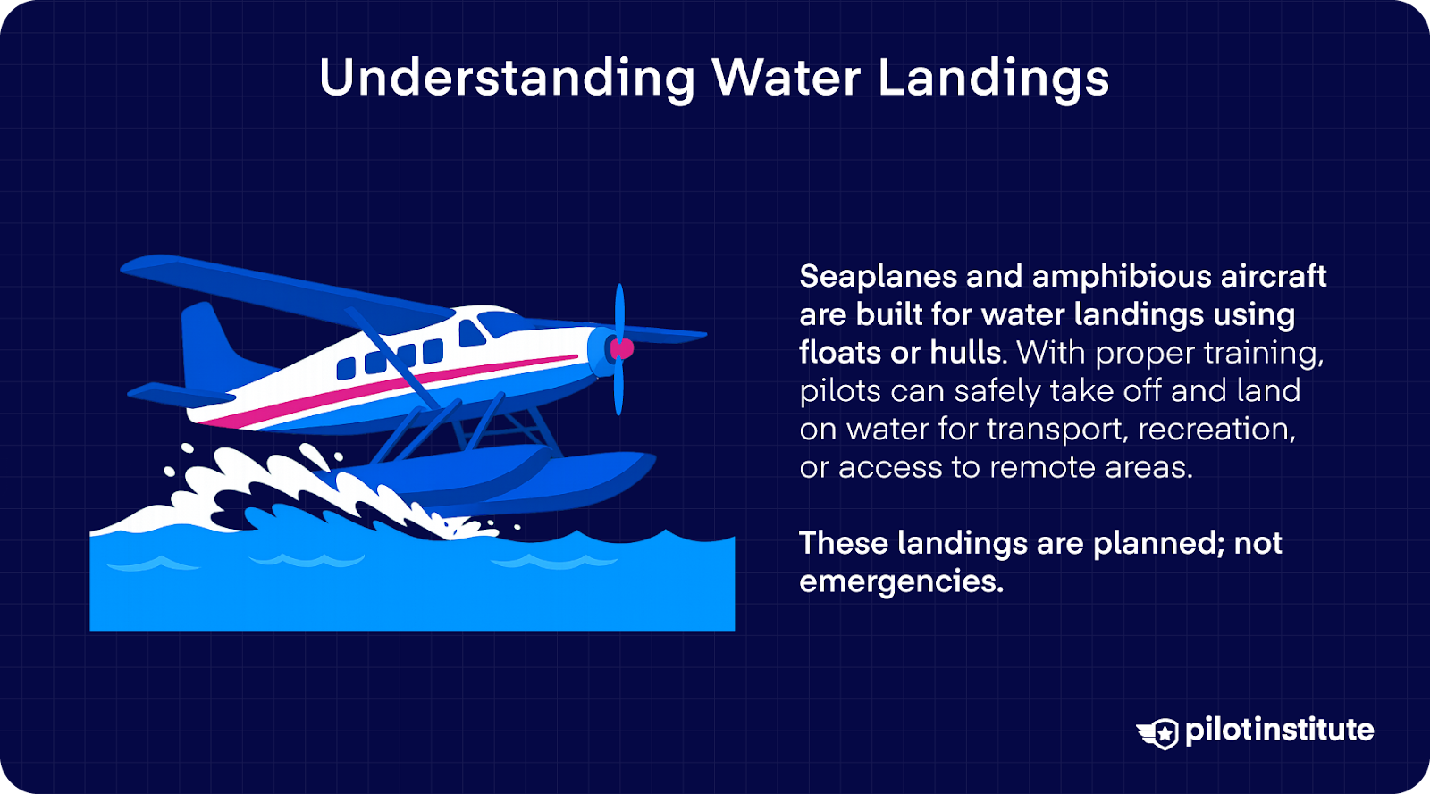 Ditching vs. Water Landing: What’s the Difference? - Pilot Institute