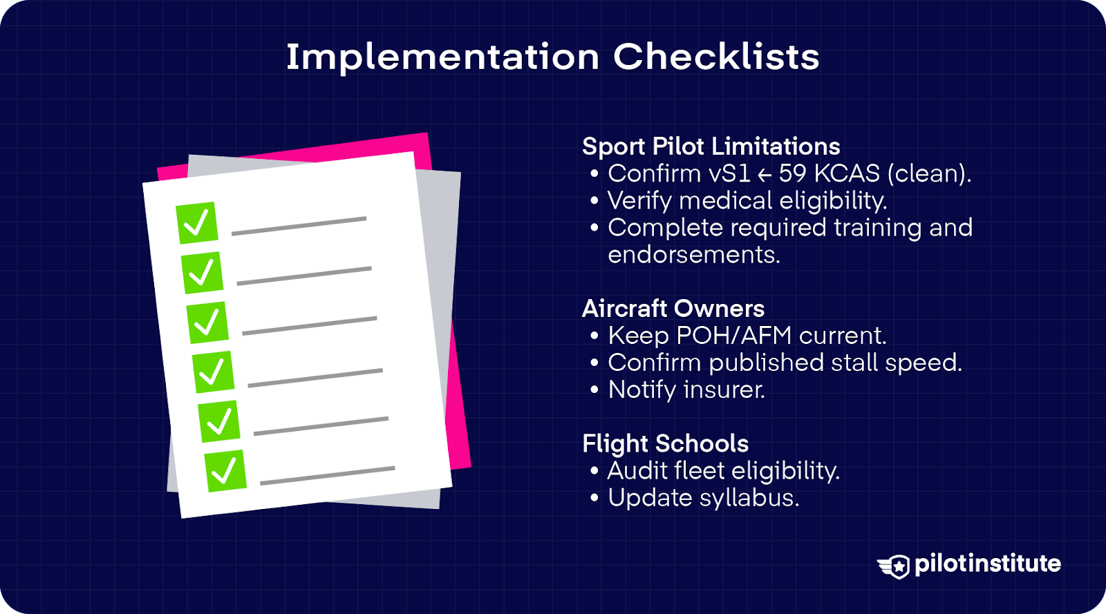 New FAA MOSAIC Rule: How It Changes Sport Pilot Flying - Pilot Institute
